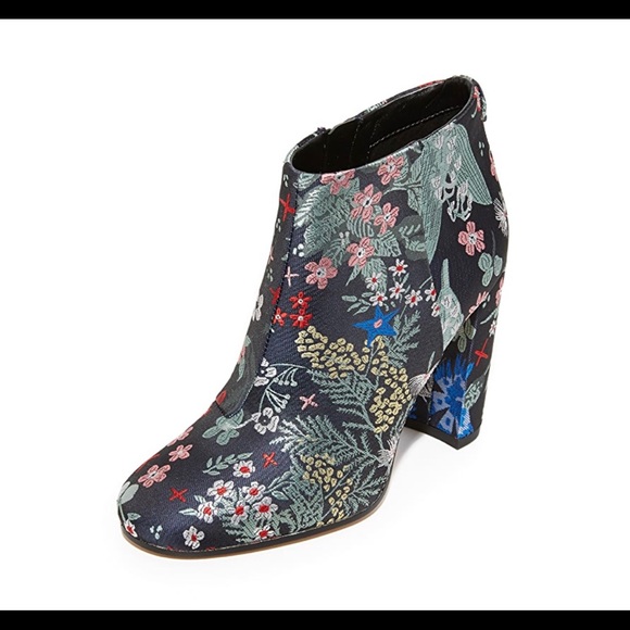 Sam Edelman | Shoes | Sam Edelman Cambell Jacquard Floral Booties Boots ...